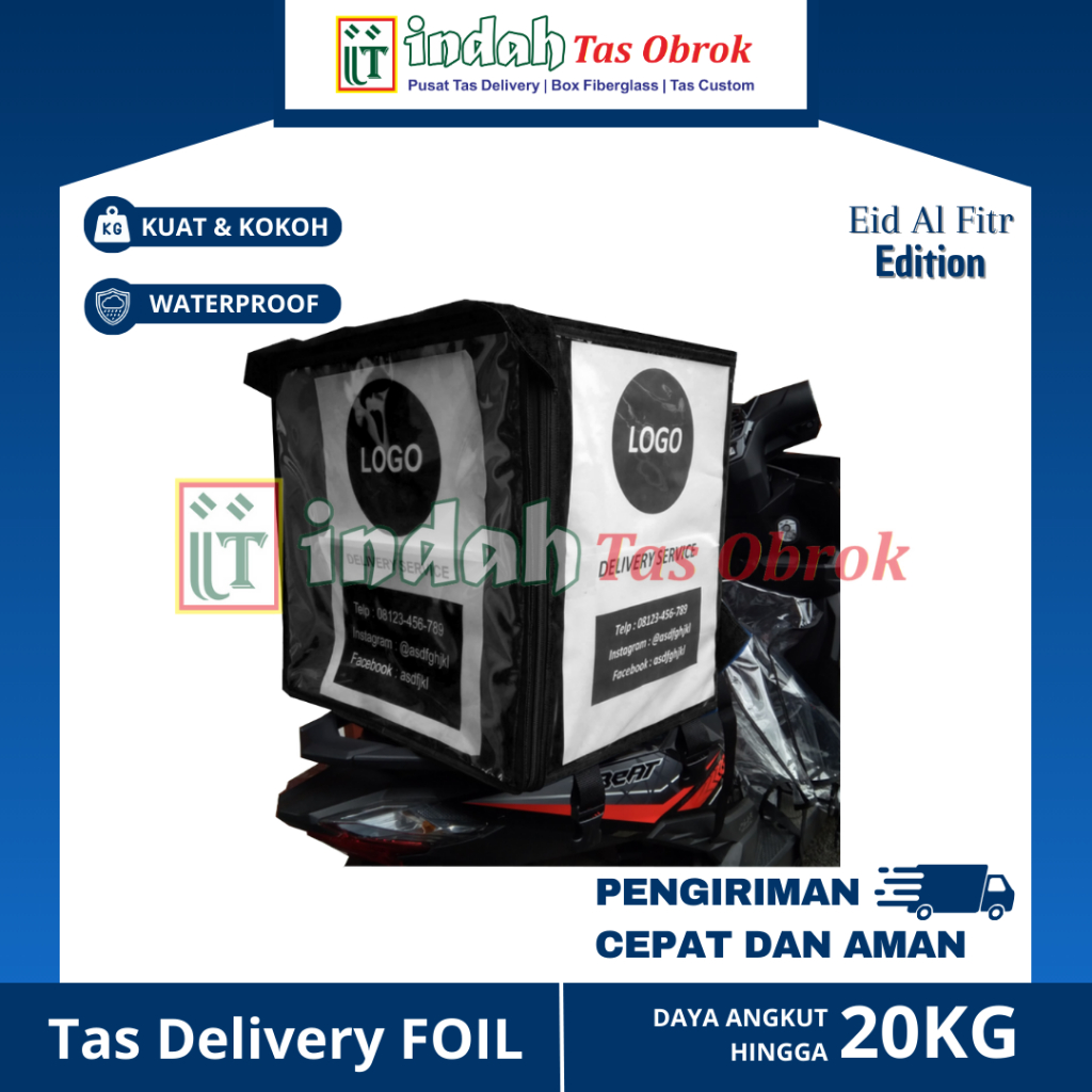 Jual Indah Tas Obrok - Tas Delivery Makanan Lapisan Alumunium Foil Box ...