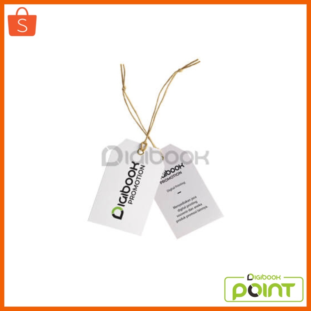 Jual Hang Tag Kertas Custom - Label Pakaian - Kartu Ucapan ukuran 5X5 ...