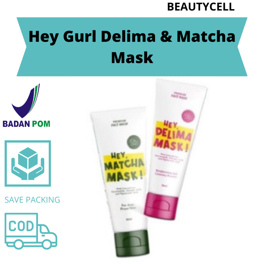Jual Hey Delima Mask | Clay Masker by HeyGurl Brightening and Glowing ...