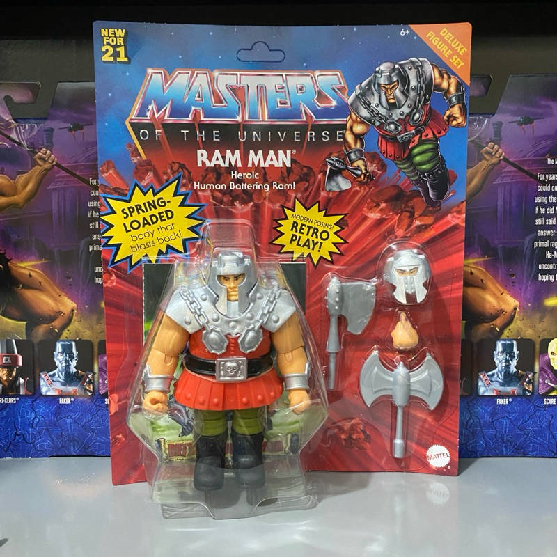 Jual Mattel Master Of The Universe Figure Ram Man Retro Play | Shopee ...