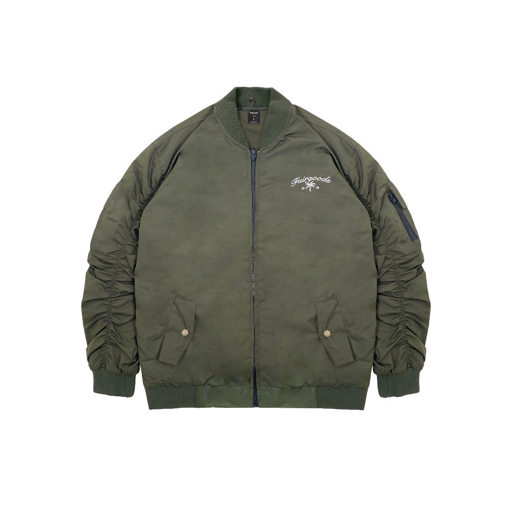 Jual Fairgoods Jacket Bomber Bori Army | Shopee Indonesia