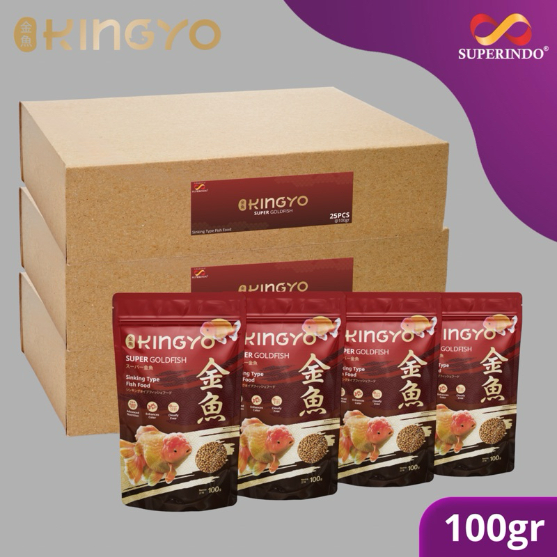 Jual Kingyo Super Goldfish 1 box (25pcs) @100gr | Shopee Indonesia