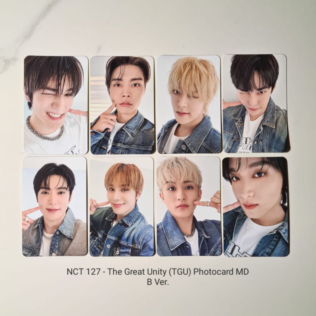 Jual NCT 127 The Great Unity (TGU) Photocard MD - B, C, D Version ...
