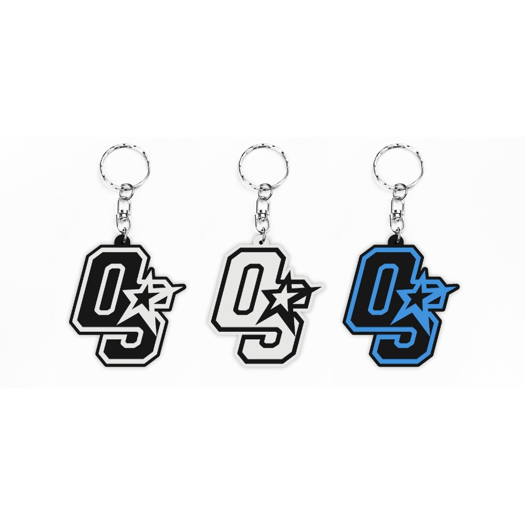Jual OOTDSUPPLY Rubber Keychain OS Sign Logo | Shopee Indonesia