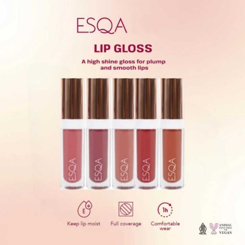 Jual ESQA Lip Gloss | Shopee Indonesia