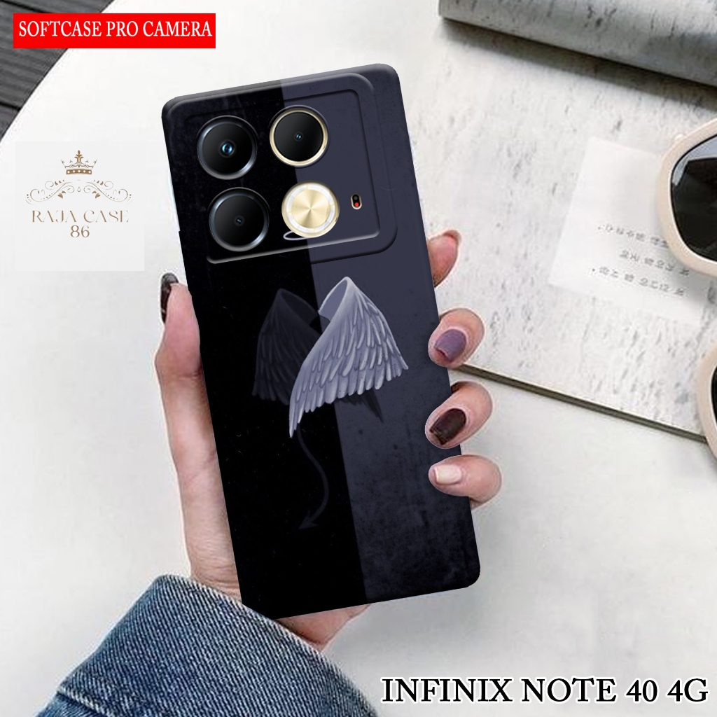 Jual Case Infinix Note 40 4g 2024 Terbaru - Rajacase - Casing Note 40 4G - Motif case Hitam ...