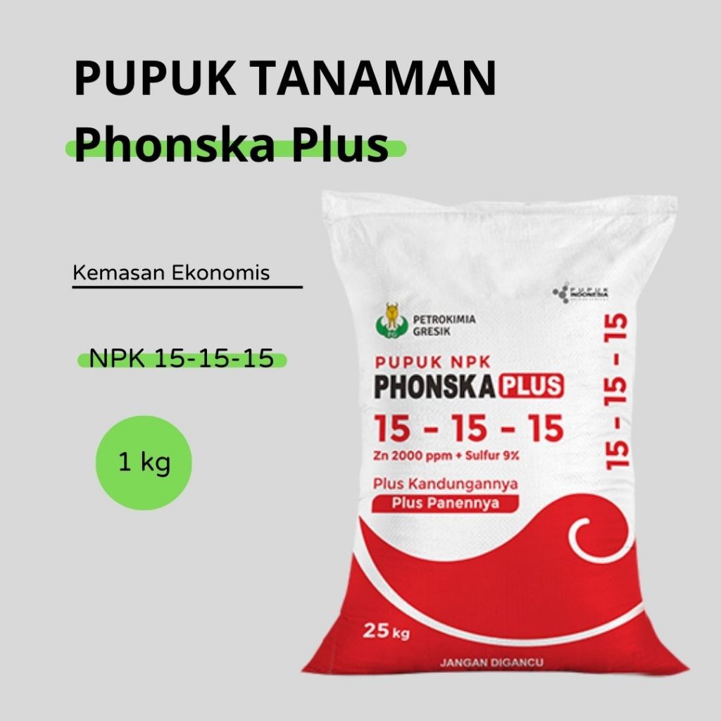 Jual Pupuk Phonska Plus 15-15-15 1Kg | Shopee Indonesia