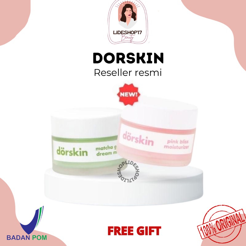 Jual [READY] DORSKIN MATCHA GLOW DREAM MASK MASKER SLEEPING MASK ...