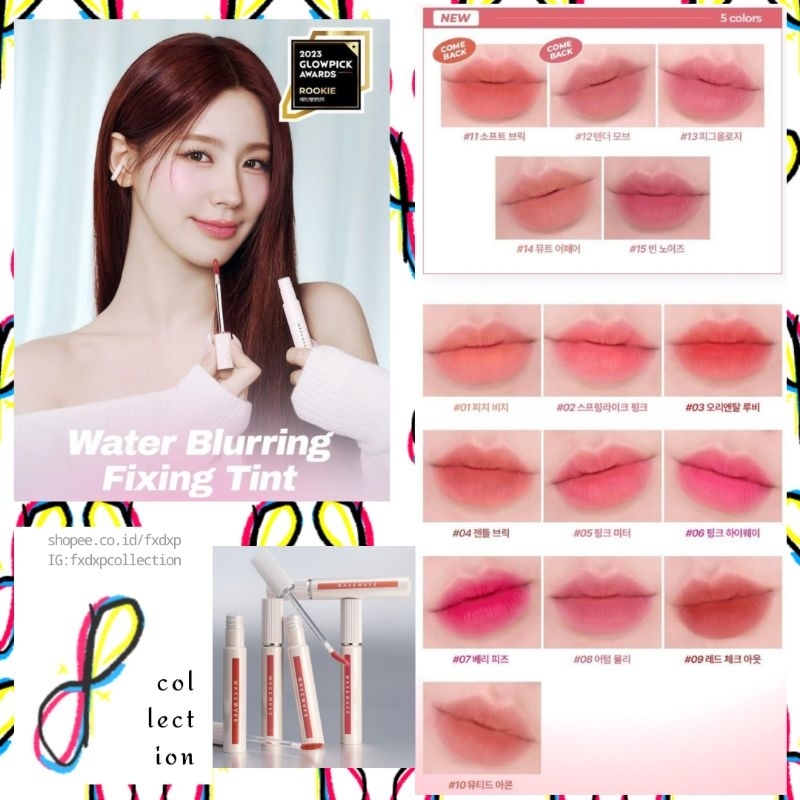Jual [ READY 🇮🇩 05 Pink Meter Set Blurring Pot ] WAKEMAKE NEW Water Blurring Fixing Tint AD 3.5g ...