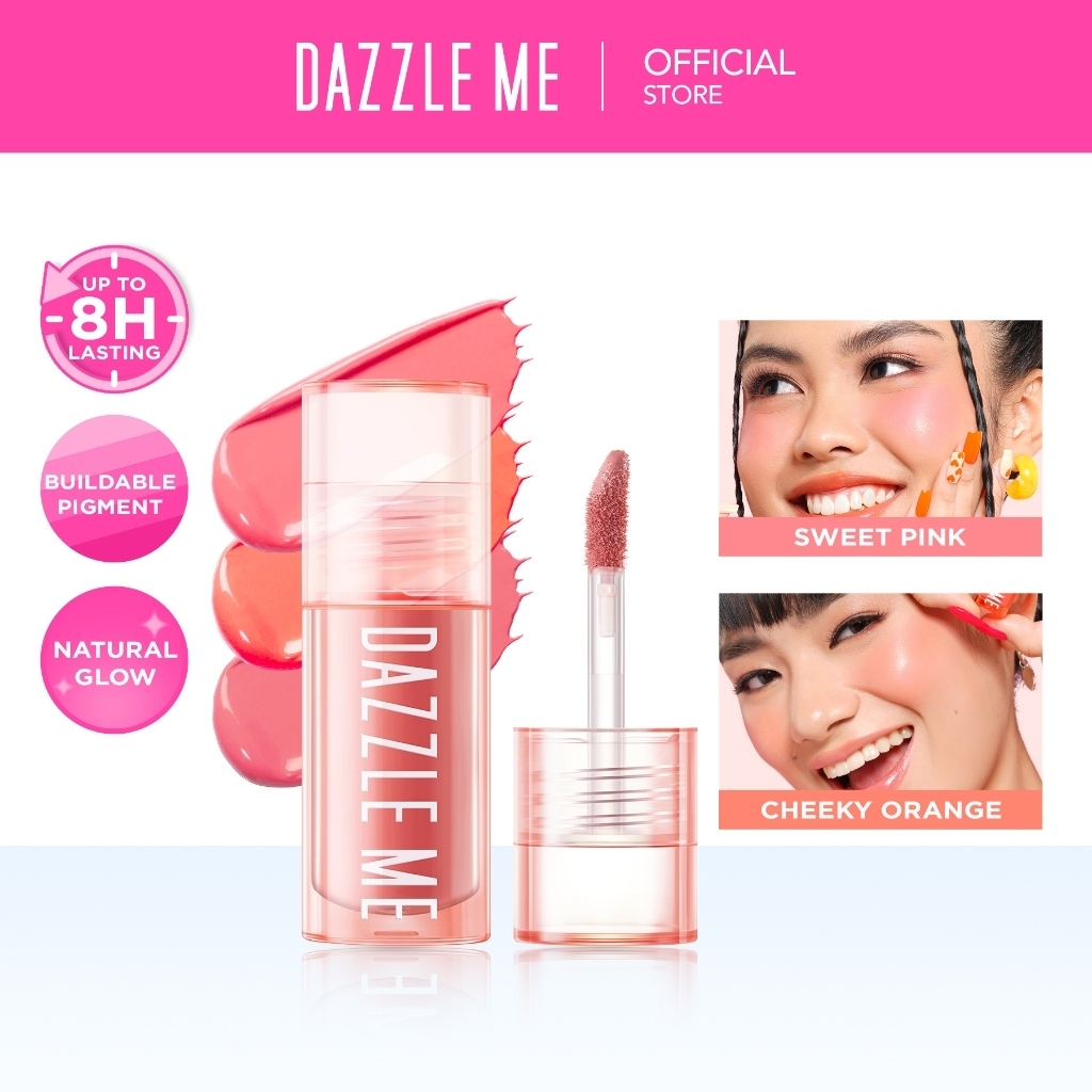Jual KENMART - Dazzle Me Heart-Melt Creamy Liquid Blush | Shopee Indonesia