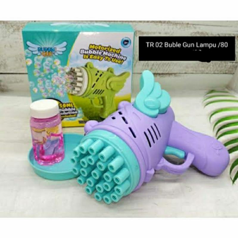 Jual Mainan Anak Tembak Bubble ada sayap dengan 23 mata lubang ...