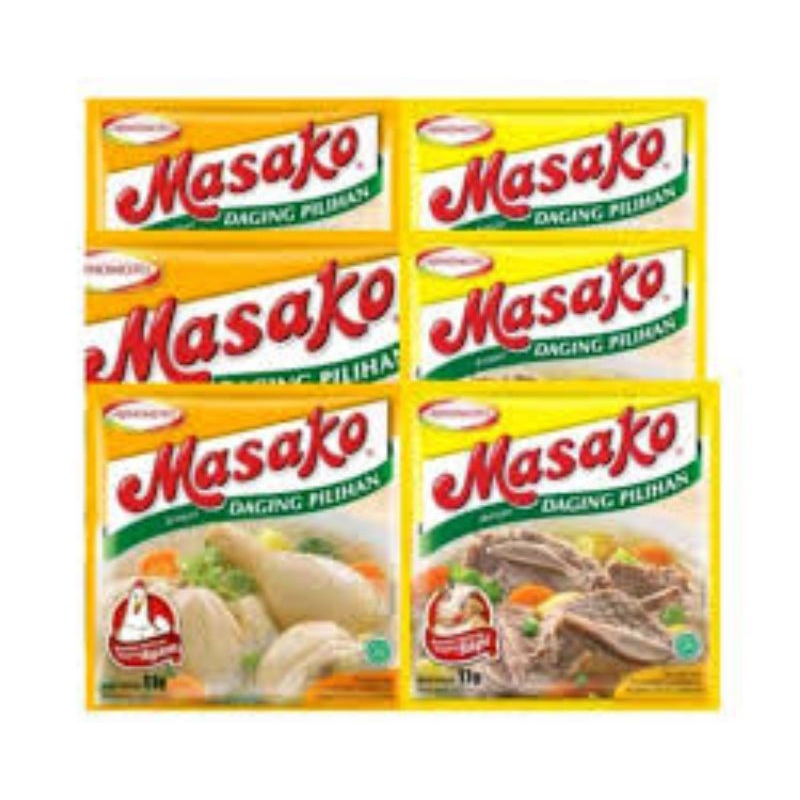Jual masako renteng isi 12 sachet ( sapi atau ayam) | Shopee Indonesia