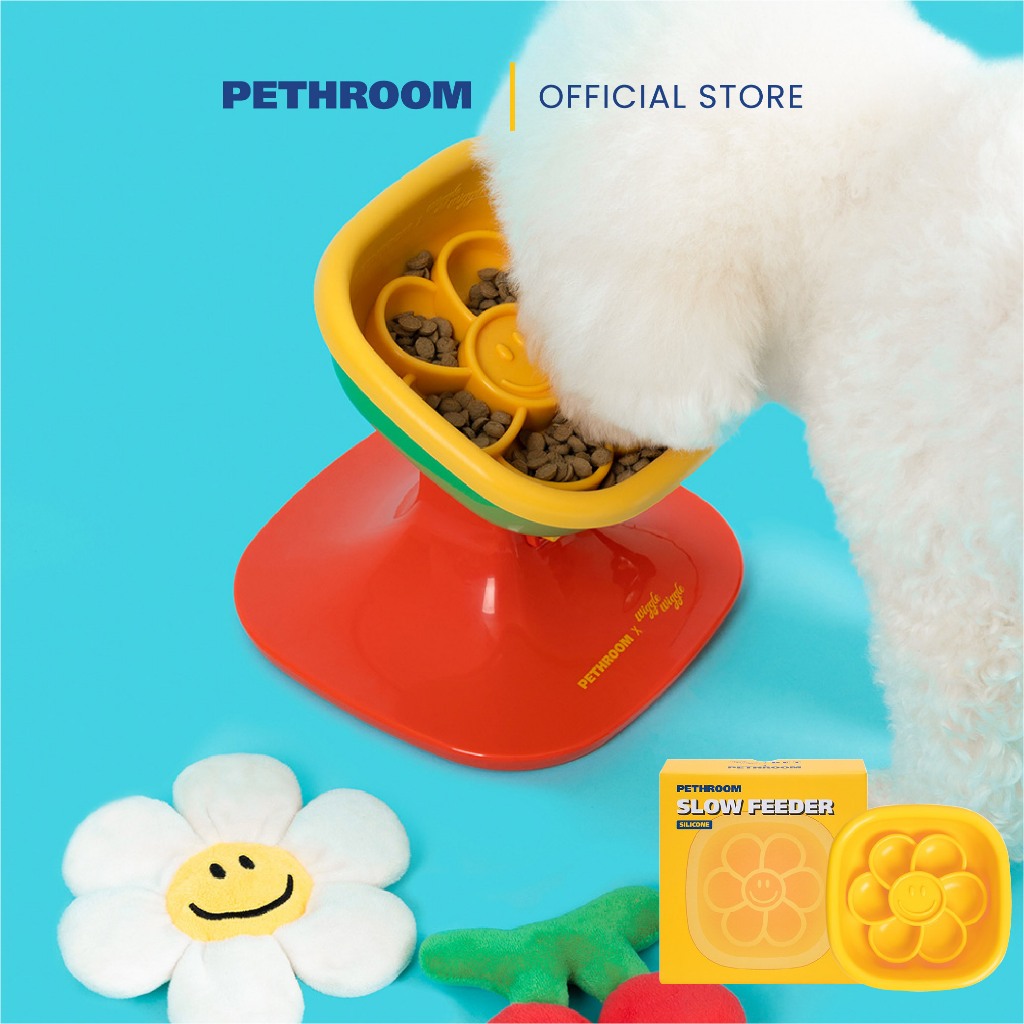 Jual PETHROOM x Wiggle Wiggle Slow Feeder (Silicone) | Shopee Indonesia