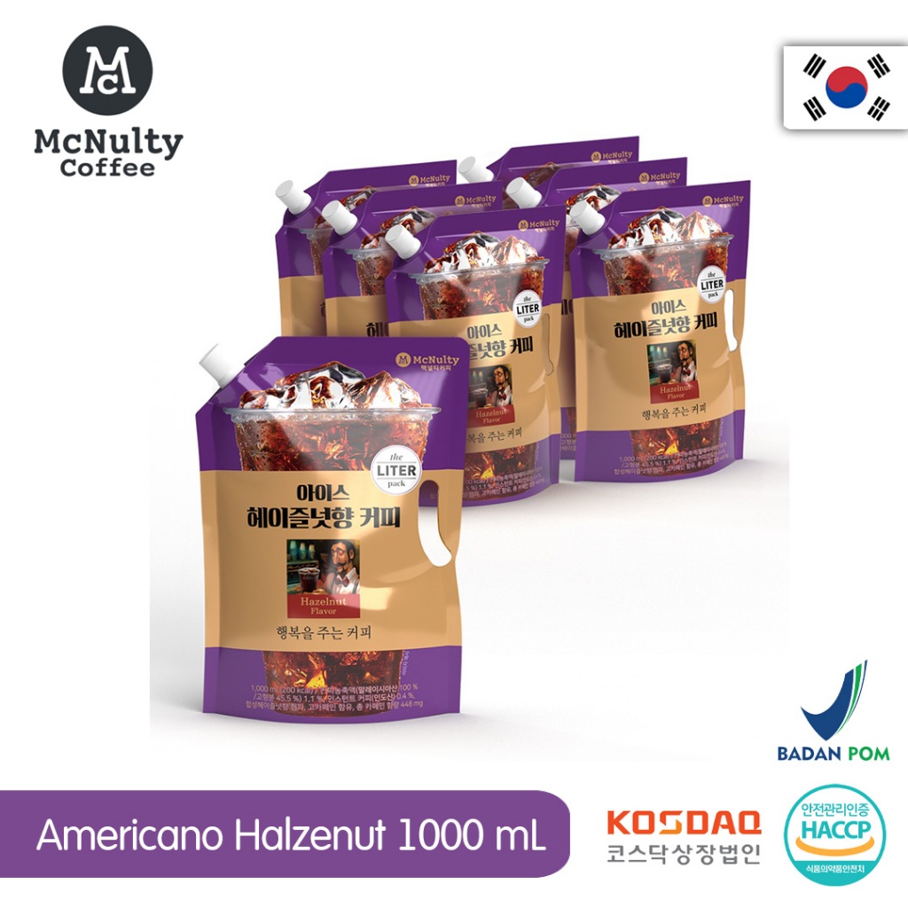 Jual Mcnulty Coffee Ice Americano Hazelnut ( 1 Karton isi 6 pcs) | Shopee Indonesia