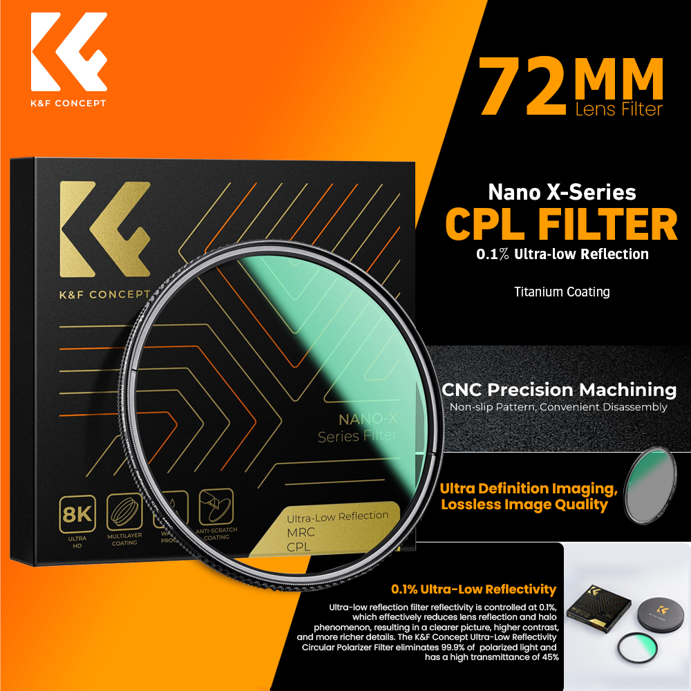 Jual KNF Concept 72mm Lens Filter Nano-X Ultra Low Reflection CPL ...