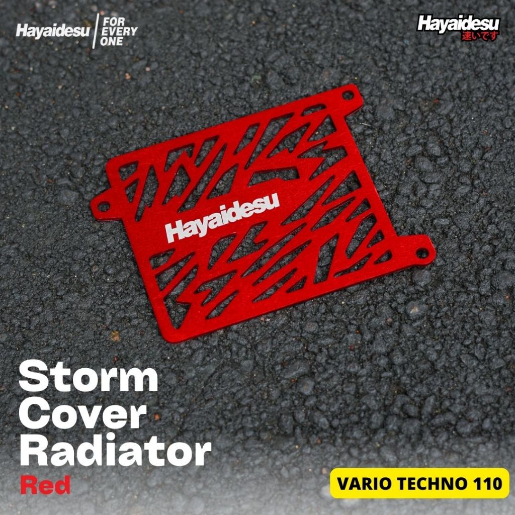 Jual HAYAIDESU STORM COVER RADIATOR HONDA 110 ANODIZE – Vario Techno ...