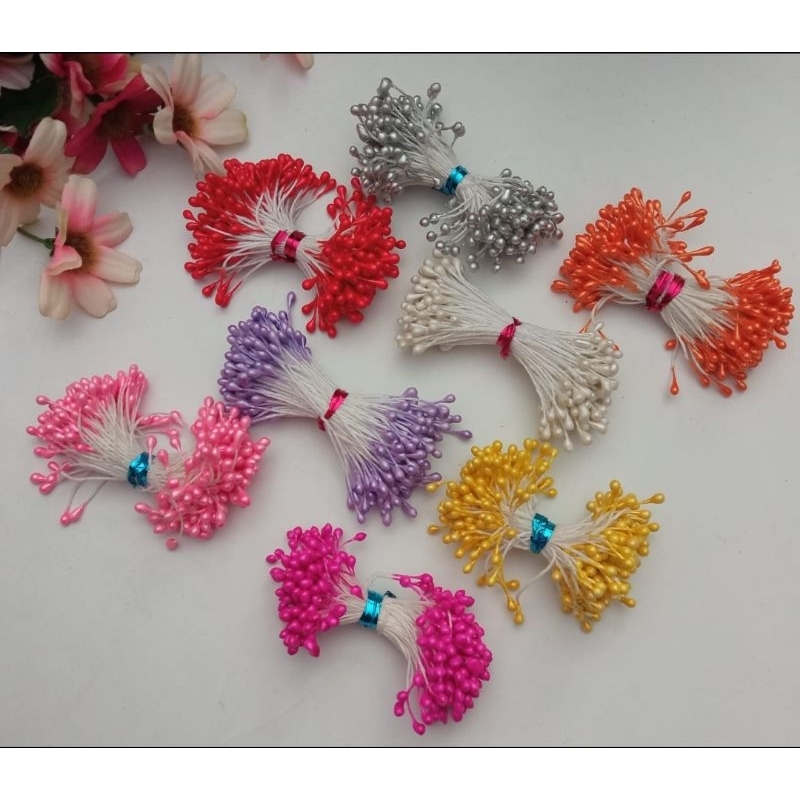 Jual 1 Ikat Putik sari 10 Gram Putik Benang Sari Putik Bunga Putik ...