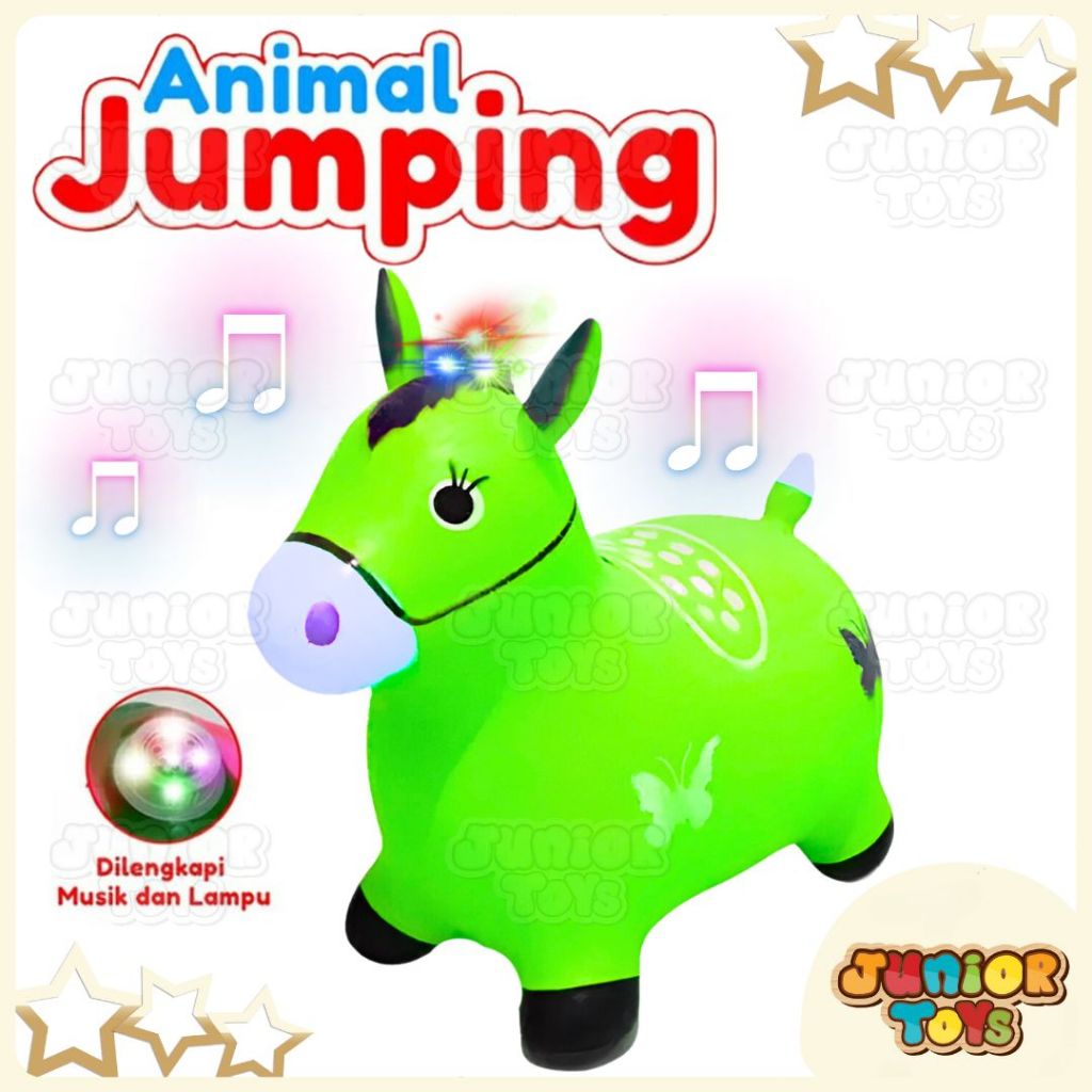 Jual Kuda Kudaan Karet Jumping Animal Mainan Tunggang Anak Genjot Hewan ...