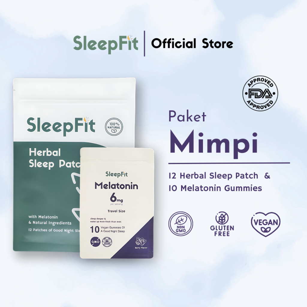 Jual SleepFit - Herbal Sleep Patch - Melatonin - 12 Patch / Sachet ...