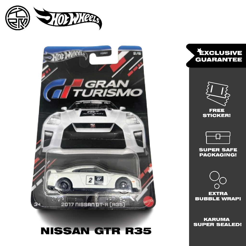 Jual Hot wheels gran turismo 2024 nissan gtr r35 | Shopee Indonesia