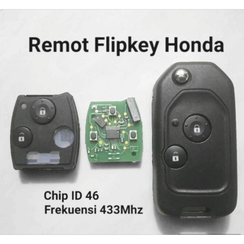Jual remote flipkey original honda jazz Ge8,Brio,mobillio | Shopee ...
