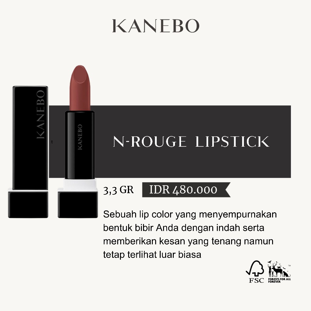 Jual KANEBO N-Rouge Lipstick 3,3gr | Shopee Indonesia