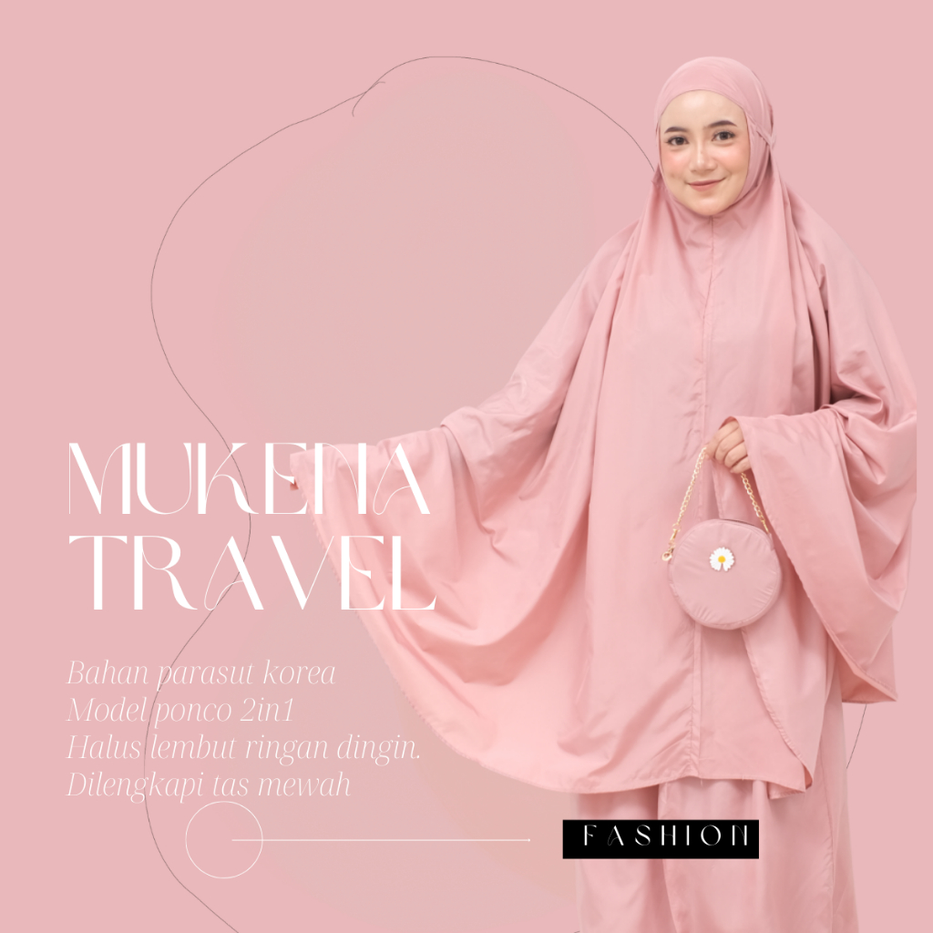 Jual KHUSUS LIVE HAMPERS SUPER LENGKAP Mukena polos travel parasut ...