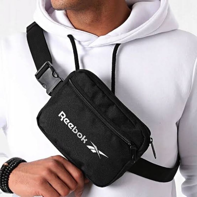 Jual Tas Waist Bag REEBOK H11304 2 Resleting (100% Original Resmi ...