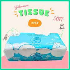 Jual Tisue yukinawa 200 lembar lembut Facial Tissue 200 Sheets ...