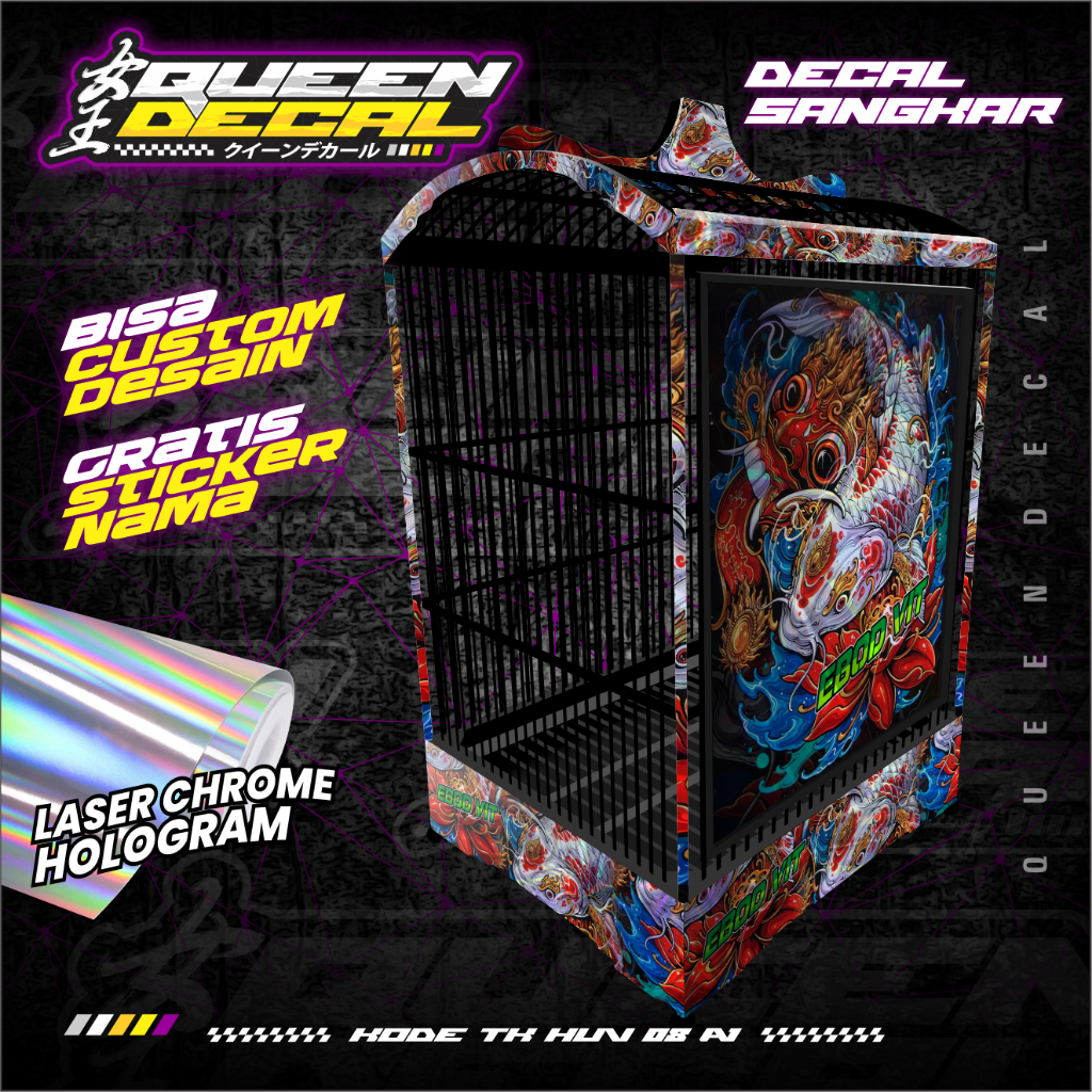 Jual Decal Stiker Kandang Kotak - Sticker Decal Sangkar Burung Kenari ... Jual Decal Stiker Kandang Kotak - Sticker Decal Sangkar Burung Kenari ...