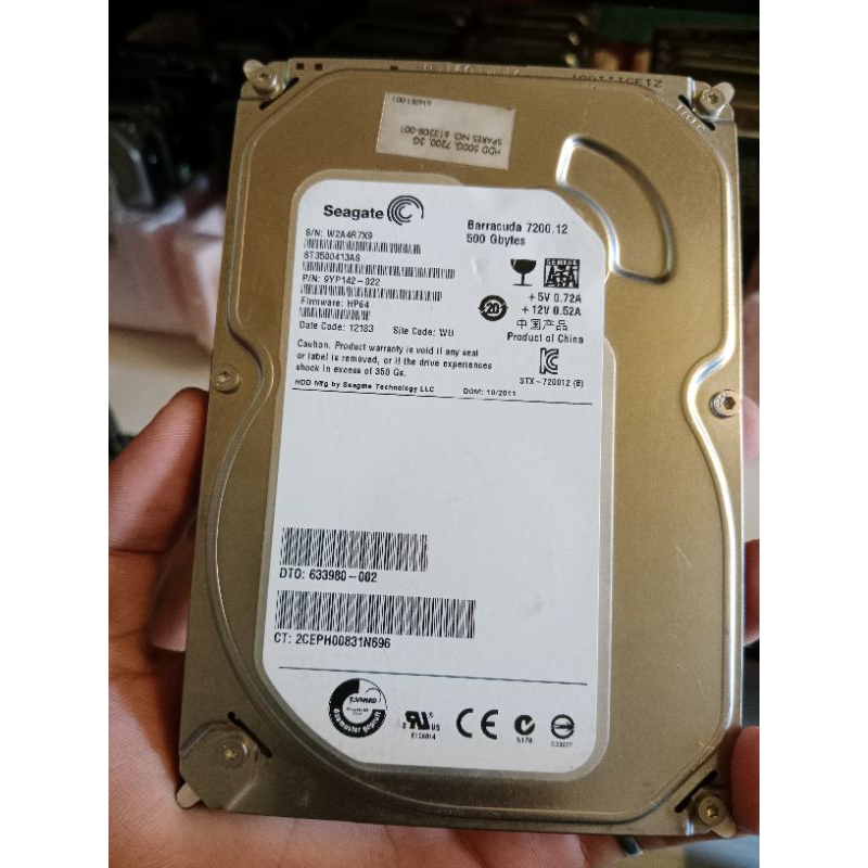 Jual HARDISK INTERNAL 500GB SIAP PAKAI 7200 RPM | Shopee Indonesia