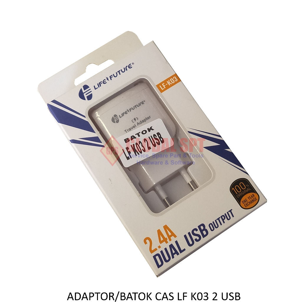 Jual BATOK LF K03 2USB / CHARGER / ADAPTOR | Shopee Indonesia