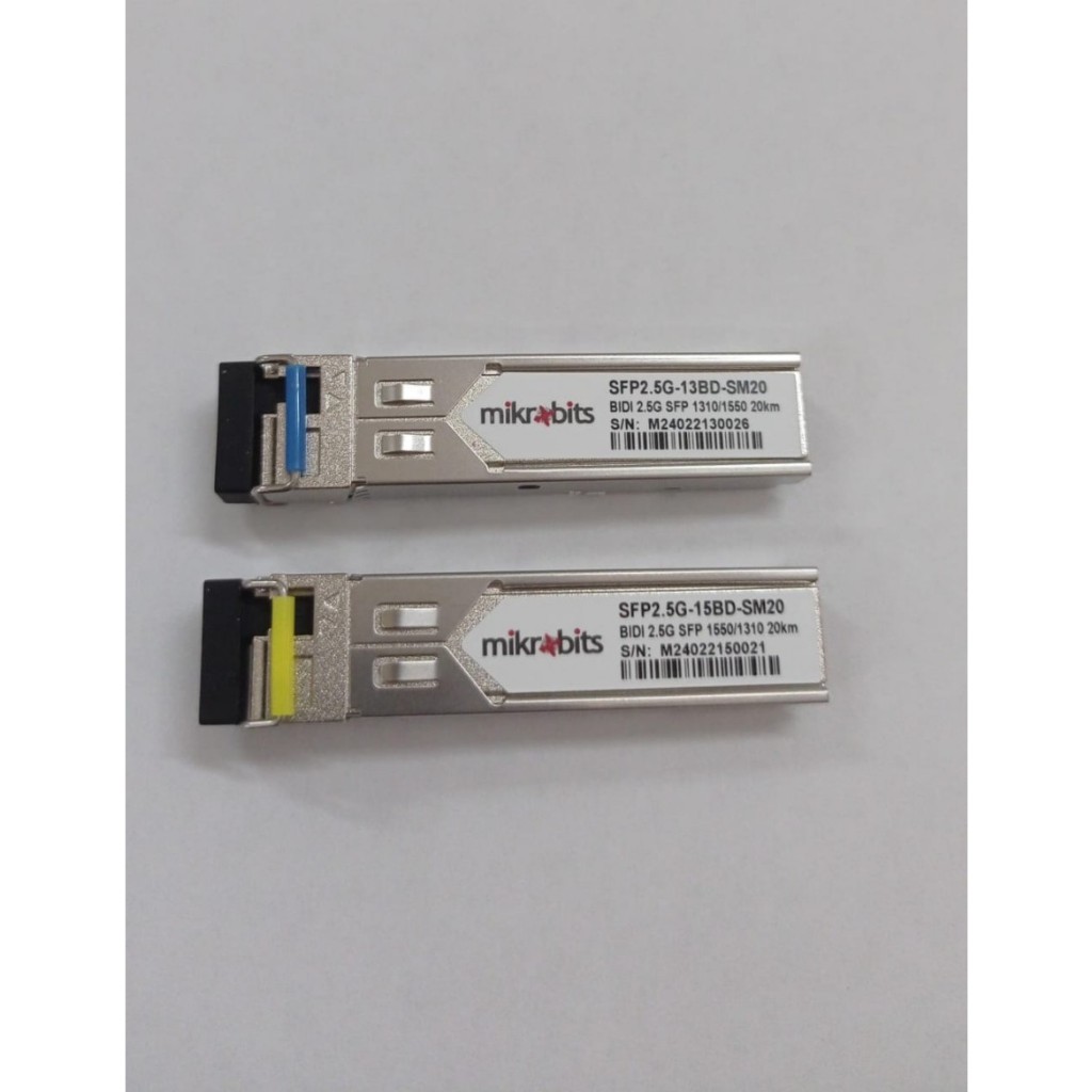 Jual Mikrobits SFP Transceiver SFP-2.5G-BD-SM-20KM | Shopee Indonesia