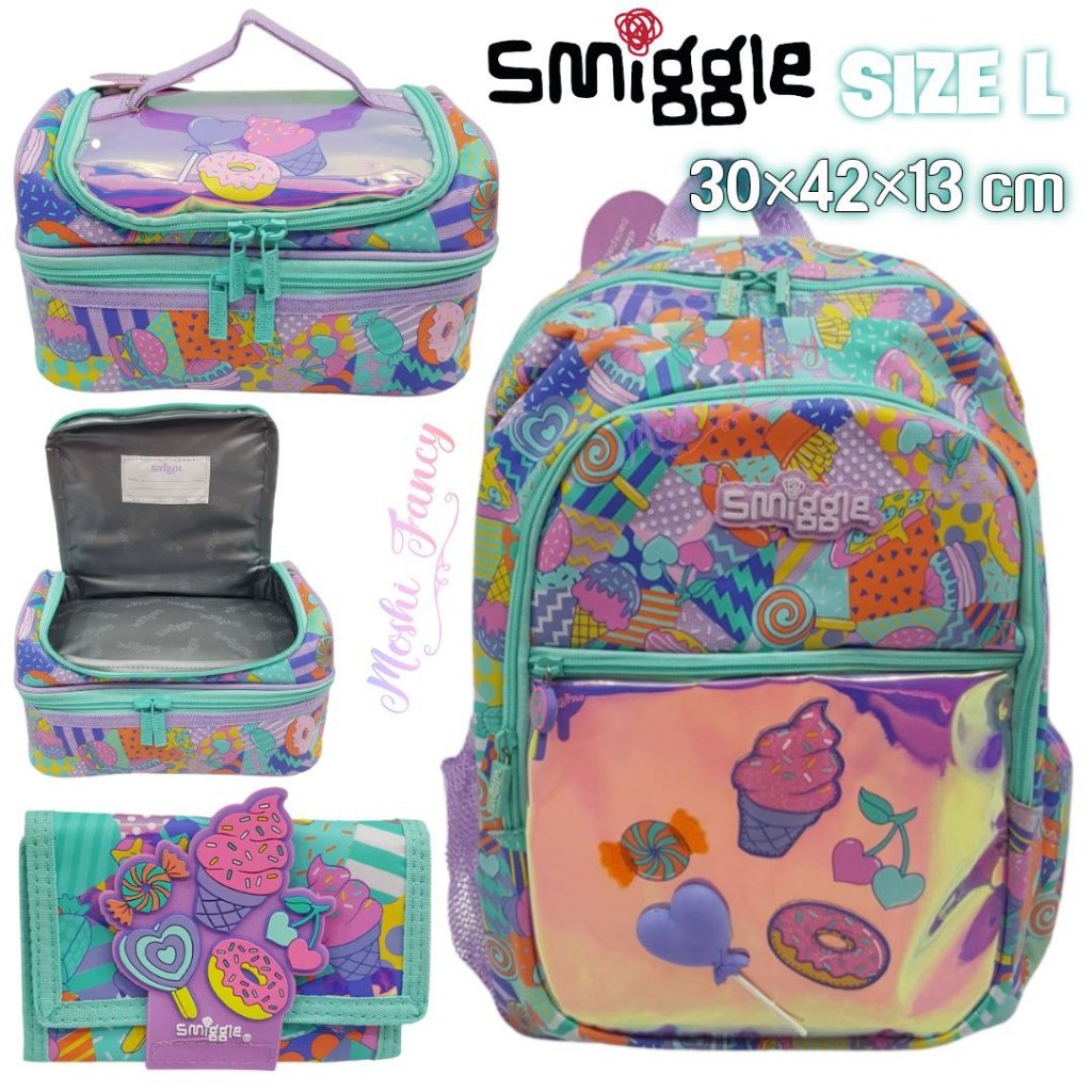 Jual Tas Smiggle Candy Anak Perempuan SD / Tas Gendong Sekolah Anak SD ...