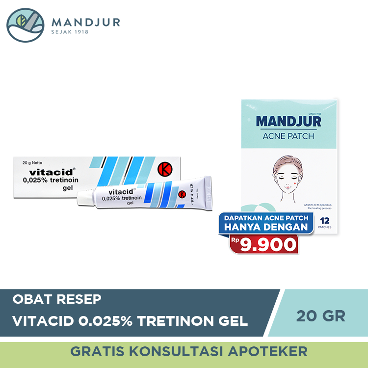 Jual Vitacid 0.025% Gel 20 g | Shopee Indonesia