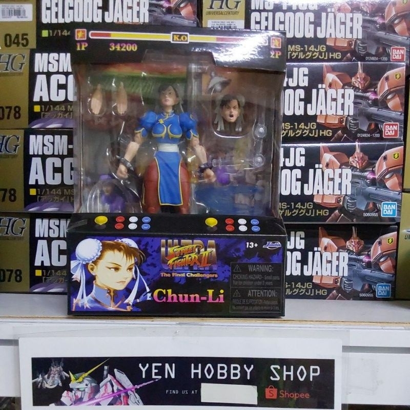 Jual FIGUR JADA STREET FIGHTER CHUN-LI 34216 UK + - 15CM [ORIGINAL JADA ...