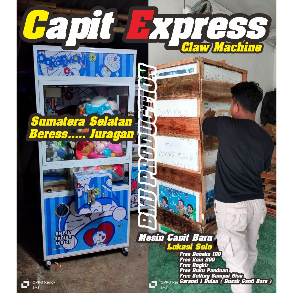 Jual Mesin Capit Boneka super murah | Shopee Indonesia