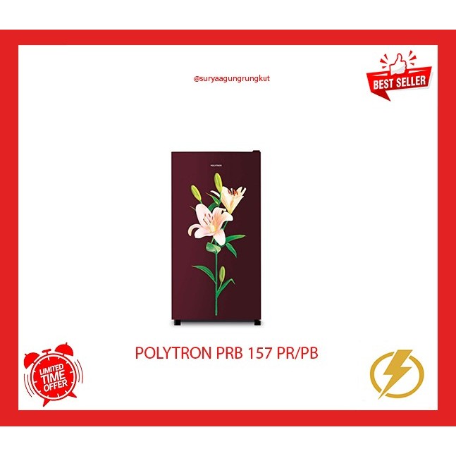 Jual KULKAS POLYTRON 1 PINTU 150 LITER 75 WATT - PRB 157 PR/PB | Shopee Indonesia