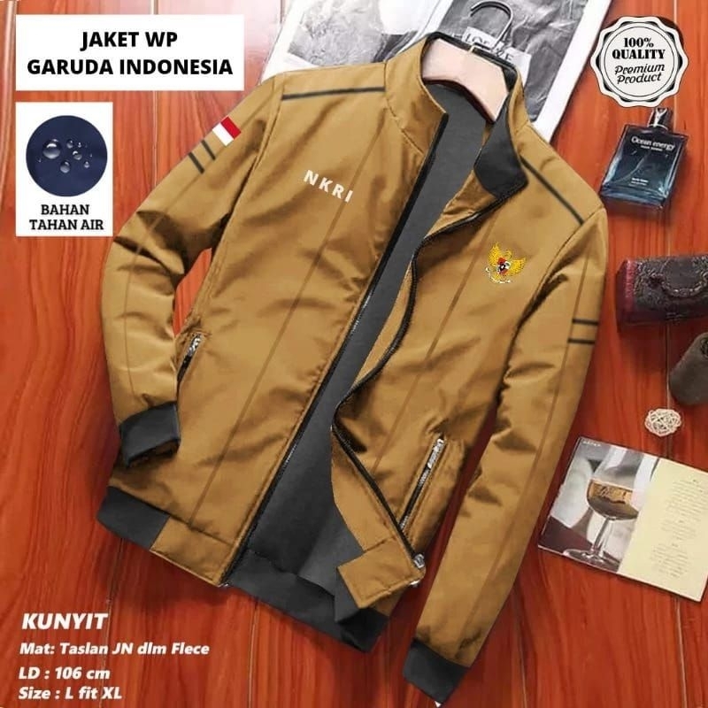 Jual JAKET WINTER RUBBY PARASIT FLECE BOLAK BALIK GARUDA INDONESIA FREE ...