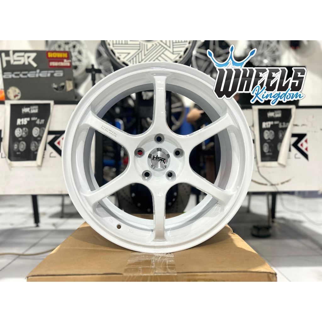 Jual PELEK RACING JDM R18 HSR YUZAWA PCD 5X114 LEBAR 8 ET 40 WARNA PUTIH VELG RING 18 XPANDER ...