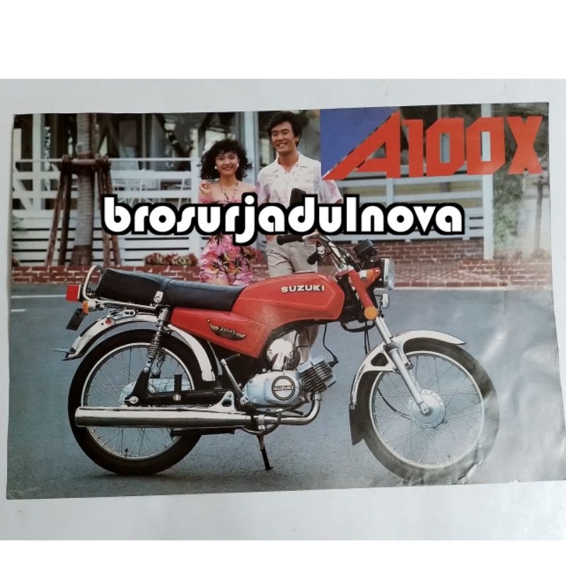 Jual [NEGO] Brosur Jadul Motor Suzuki A100X 1984 Koleksi Langka # ...