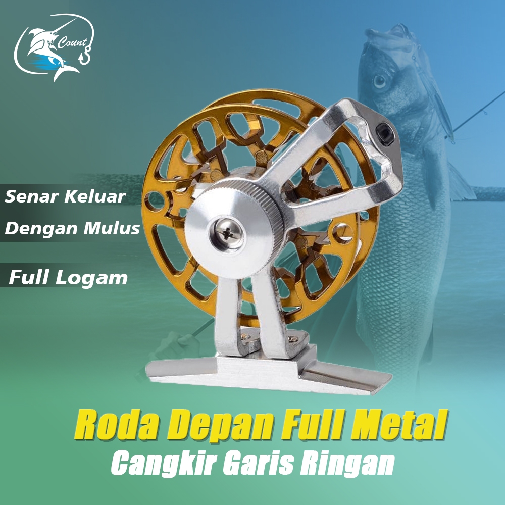 Jual Reel Pancing Kecil / Reel Mini / Full Metal Reel / Penggulung ...