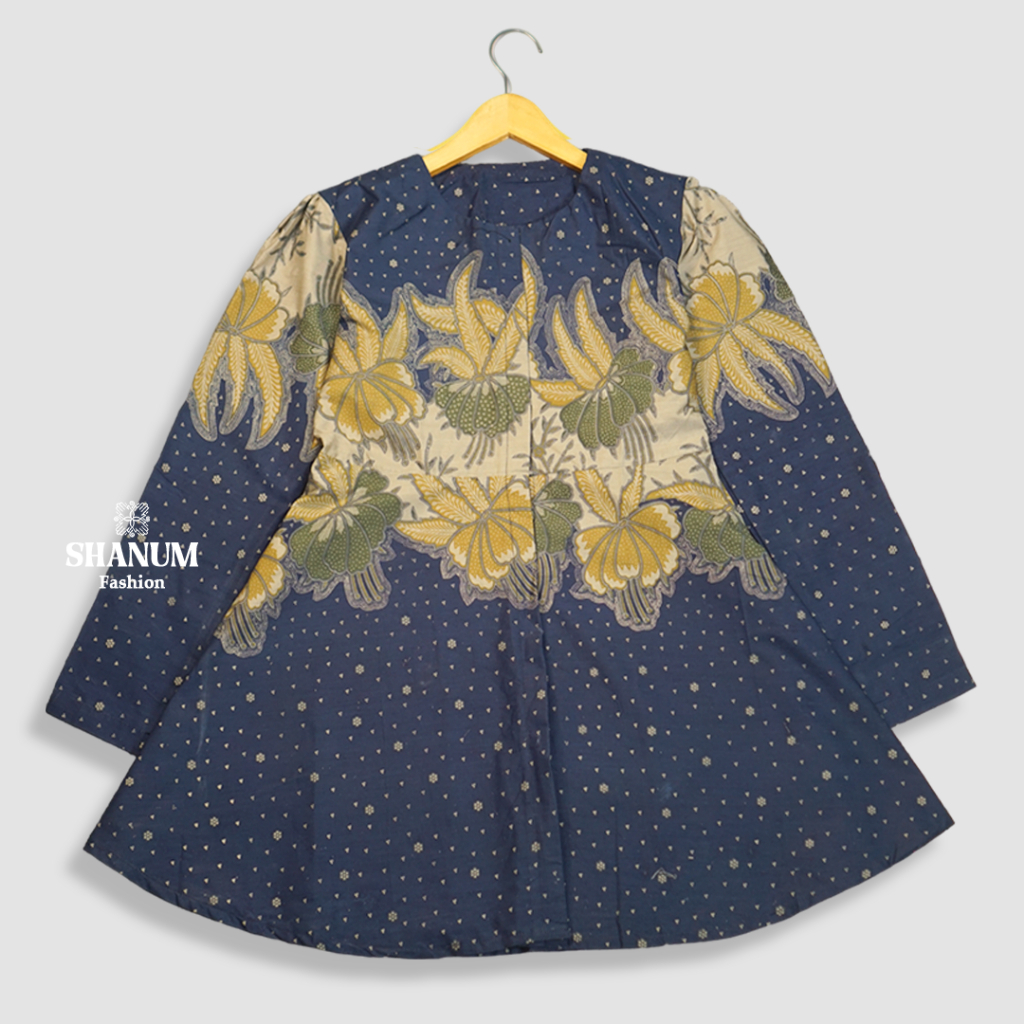 Jual SHANUM Baju Batik Wanita Modern Lengan Panjang Motif Jelita Series ...