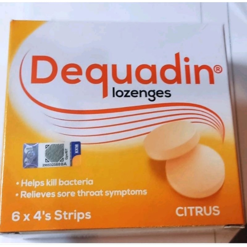 Jual Dequadin strip isi 24 dequadin lozenges tube | Shopee Indonesia