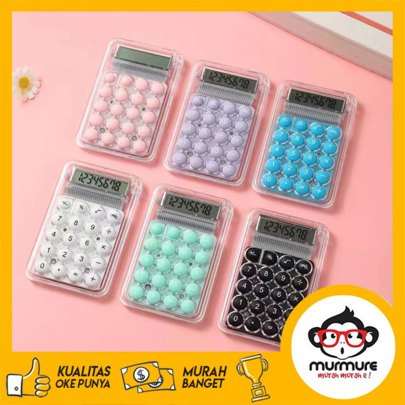 Jual MURMURE I KALKULATOR MINI TRANSPARAN/KALKULATOR KECIL IMUT ...