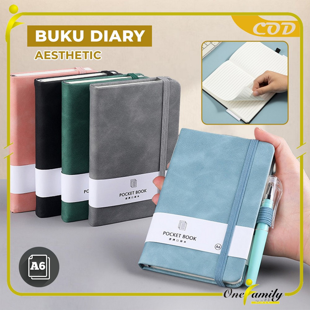 Jual ONE-A92 Notebook A6 Portable Mini Pocket Book Buku Catatan Kecil ...