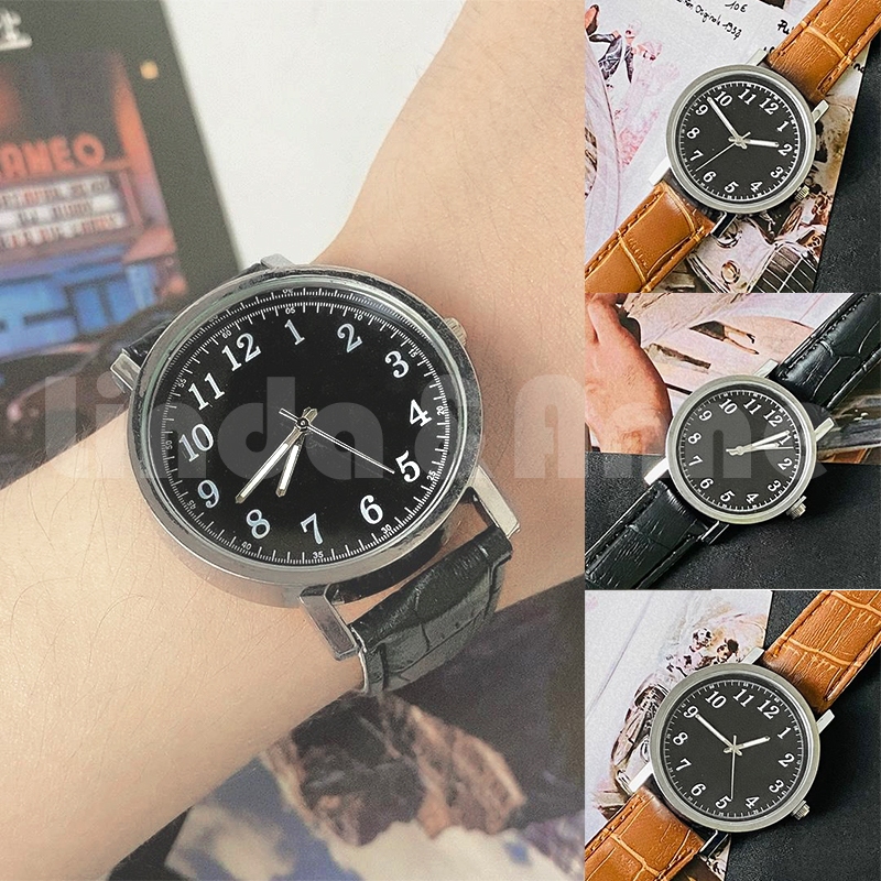Jual Jam Tangan Couple Pria Wanita Strap Pu Leather Croco Analog Quartz ...