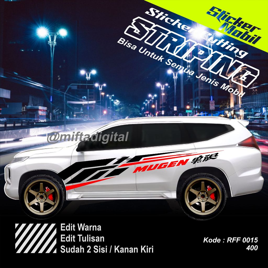 Jual Striping Mobil Fortuner, Pajero, Navara, Panther, Kijang, Innova ...