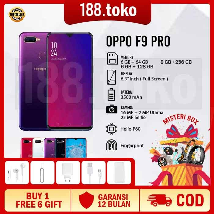 Jual HP OPPO F9 Pro RAM 8/256 GB Bergaransi Toko | Shopee Indonesia