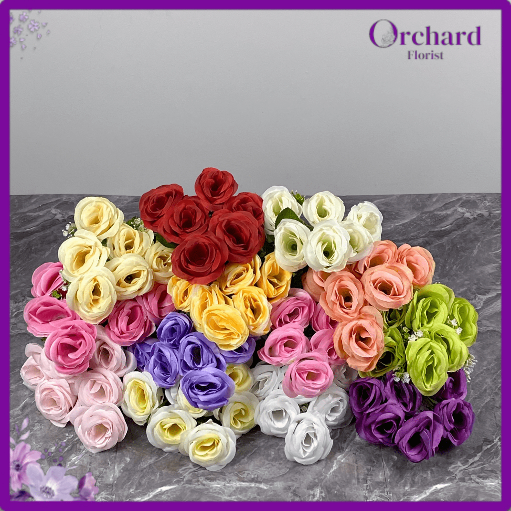 Jual Bunga Kuncup Tropis Asia Rose Artificial Bunga Artificial/Bunga ...